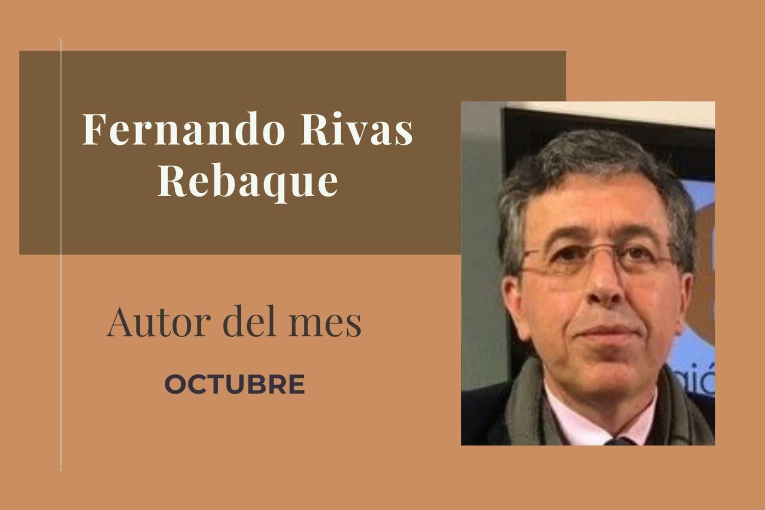 Fernando Rivas Rebaque, autor del mes en Paulinas - Red de librerías ...