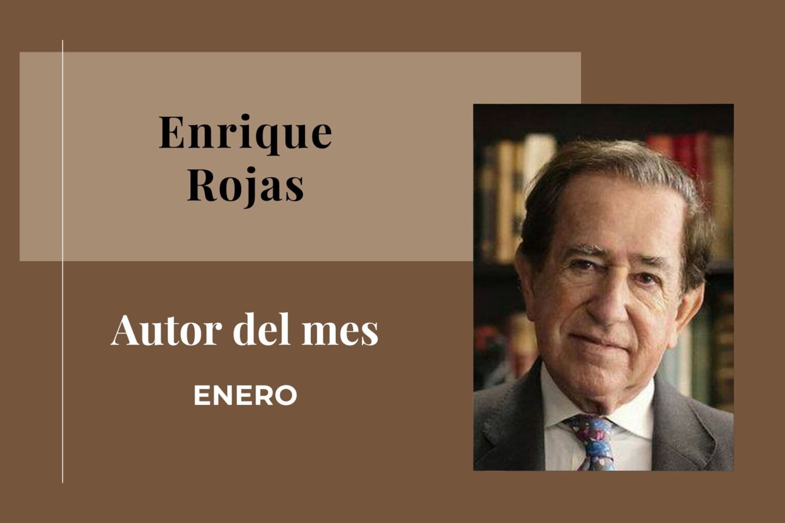 Enrique Rojas, autor del mes en Paulinas